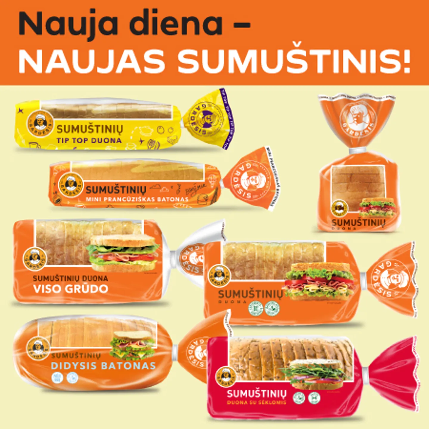 SUMUŠTINIŲ duonos