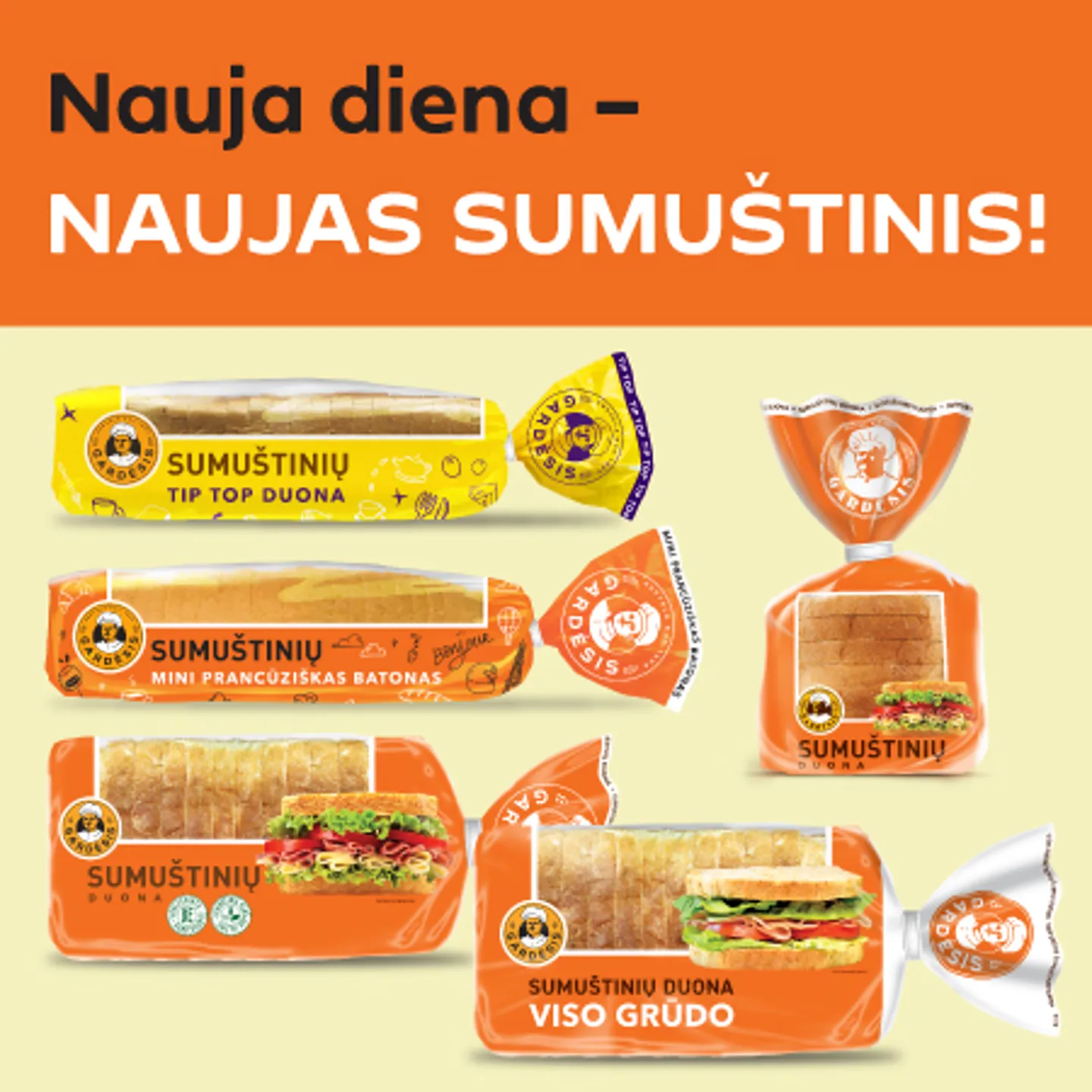 SUMUŠTINIŲ duonos